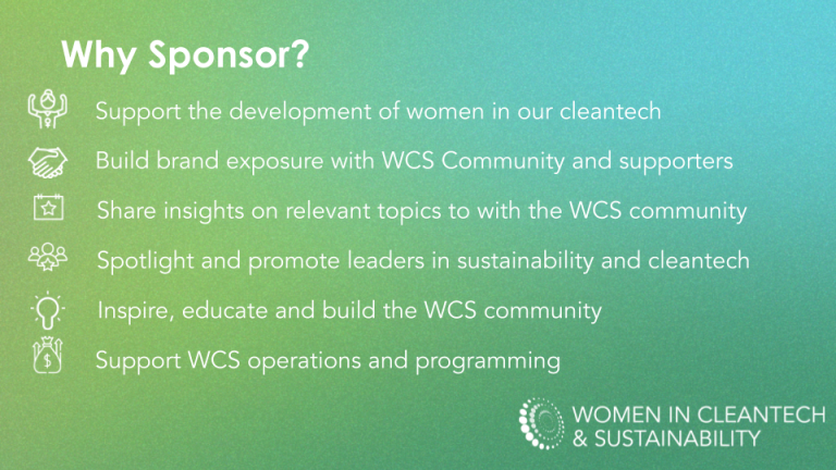 WCS Talks Unplugged - The Podcast - Women in Cleantech & Sustainability